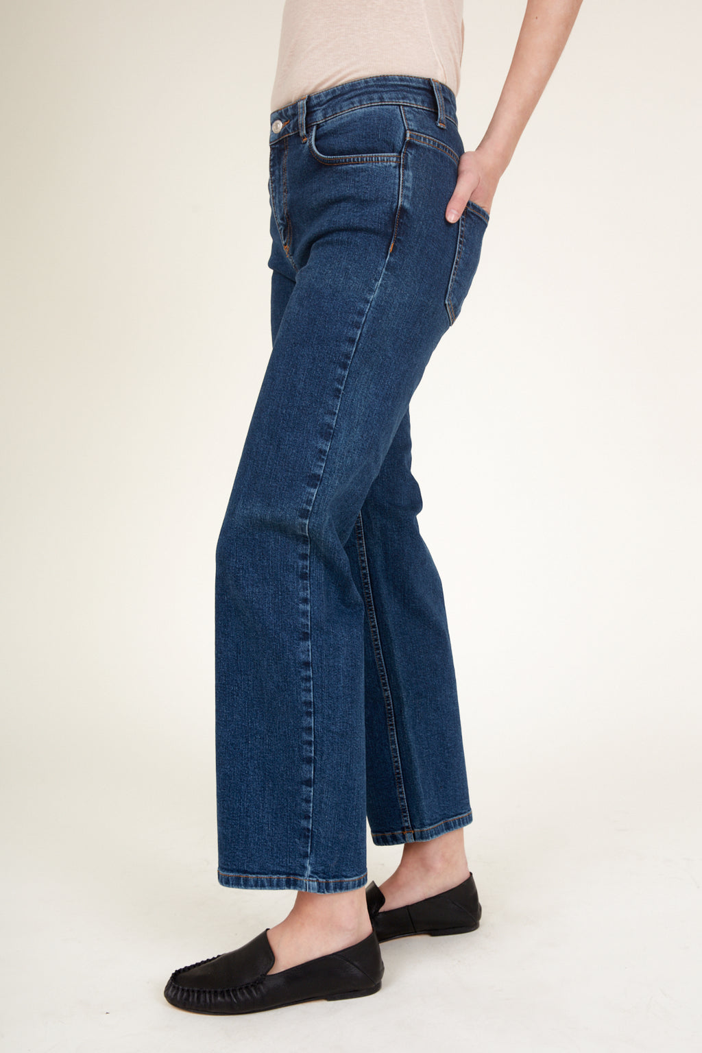 Elisa Jeans - Mid Blue – Basic Apparel