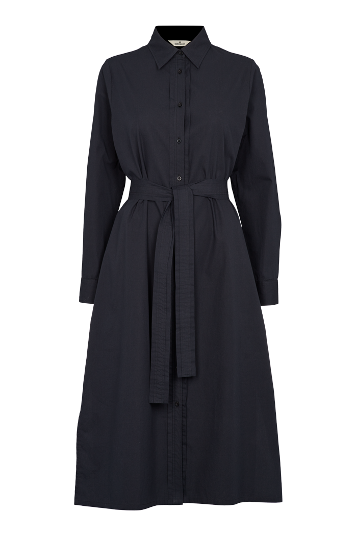Vilde Pleat Dress - Black – Basic Apparel