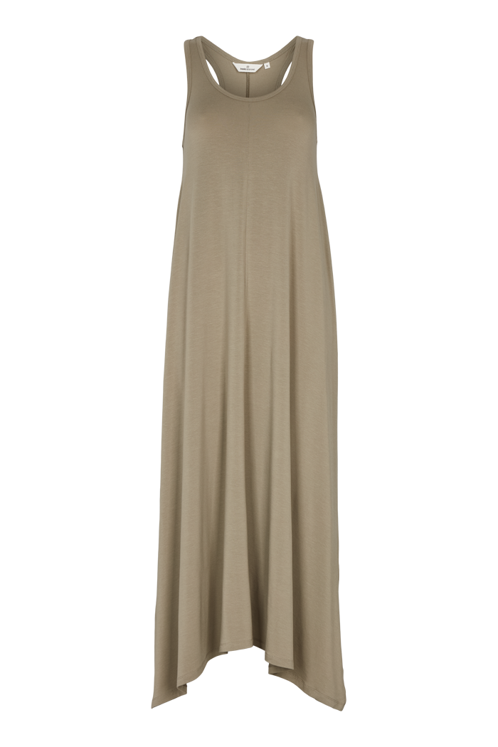 Jo Long Tank Dress - Vetiver – Basic Apparel